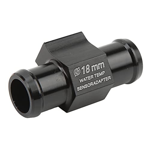 Motorcycle Water Temperature Meter, Ultru Thin LCD Water Temperature Gauge 0℃ to 120℃ Digital Display with 18mm Sensor Adapter for Modification (Green Backlight)