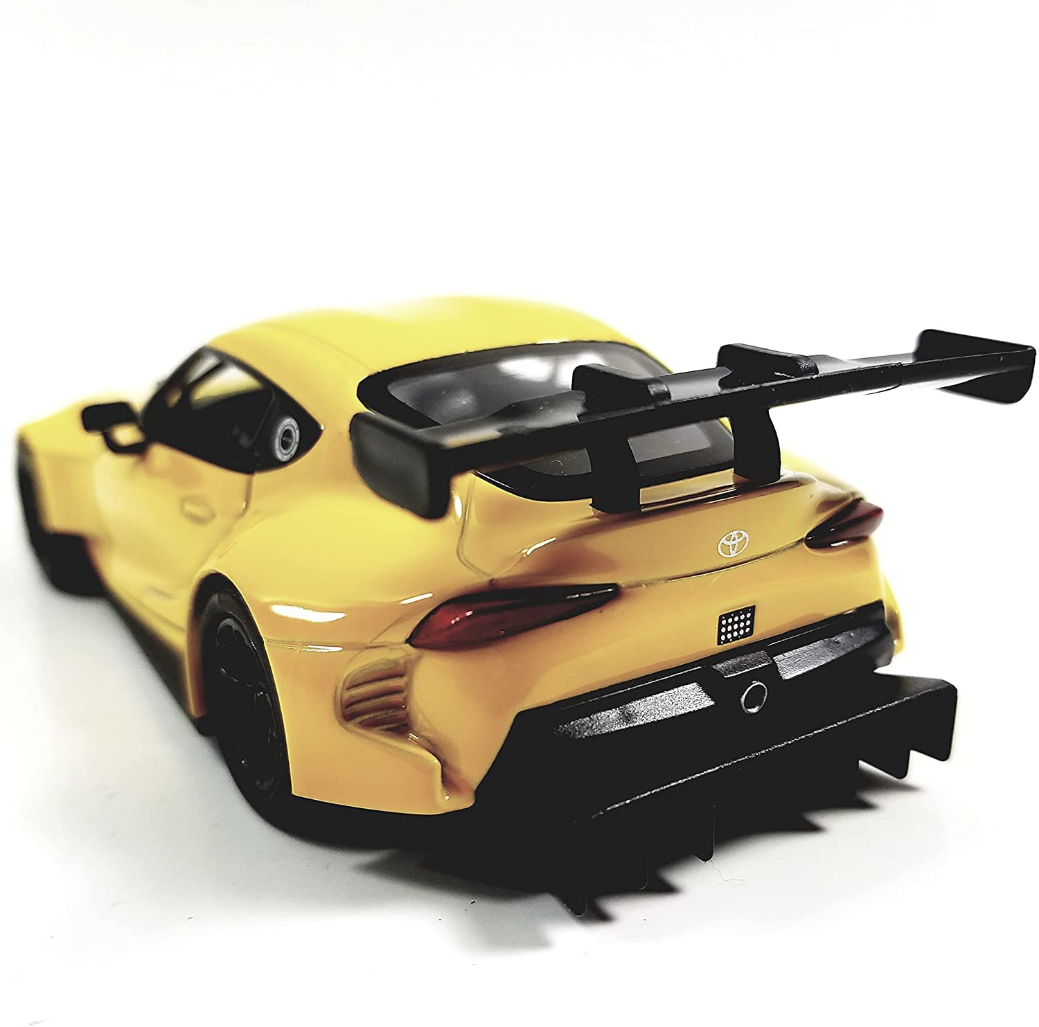 KiNSMART Toyota GR Supra Concept Racing Edition 5" 1:36 Scale Die Cast Metal Model Toy Car (SetOf4) w/Pull Back Action
