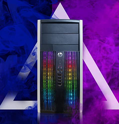 HP Gaming PC Desktop Computer - Intel Quad I7 up to 3.8GHz, 16GB Memory, 256G SSD + 3TB, GeForce GTX 1660 Super GDDR6 6G, RGB Keyboard & Mouse, WiFi & Bluetooth 5.0, Win 10 Pro (Renewed)