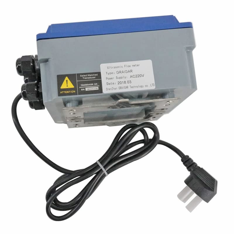 QYTEC Hose Timer Ultrasonic Flow Meter TUF-2000B-TM-1 Transducer DN50mm-DN700mm Ultrasonic Liquid Flowmeter Wall Mounted Type ModBus Water Flow Meter Water Timer