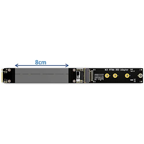 Jointo M.2 for NVMe SSD Cable Solid Drive Riser Card R44SF M2 to PCI- 3.0 PCIE 32G/ M Key(20cm)