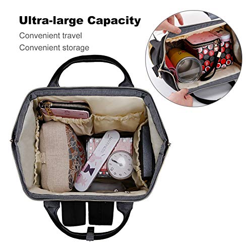 Love Africa Continent Diaper Bag Backpack Large Capacity Mommy Bags Multifunction Nappy Bag Travel Back Pack Black-Style