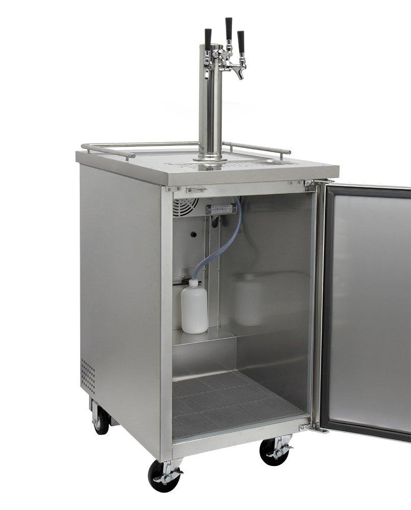 Kegco kegerator, Triple Tap, Stainless Steel