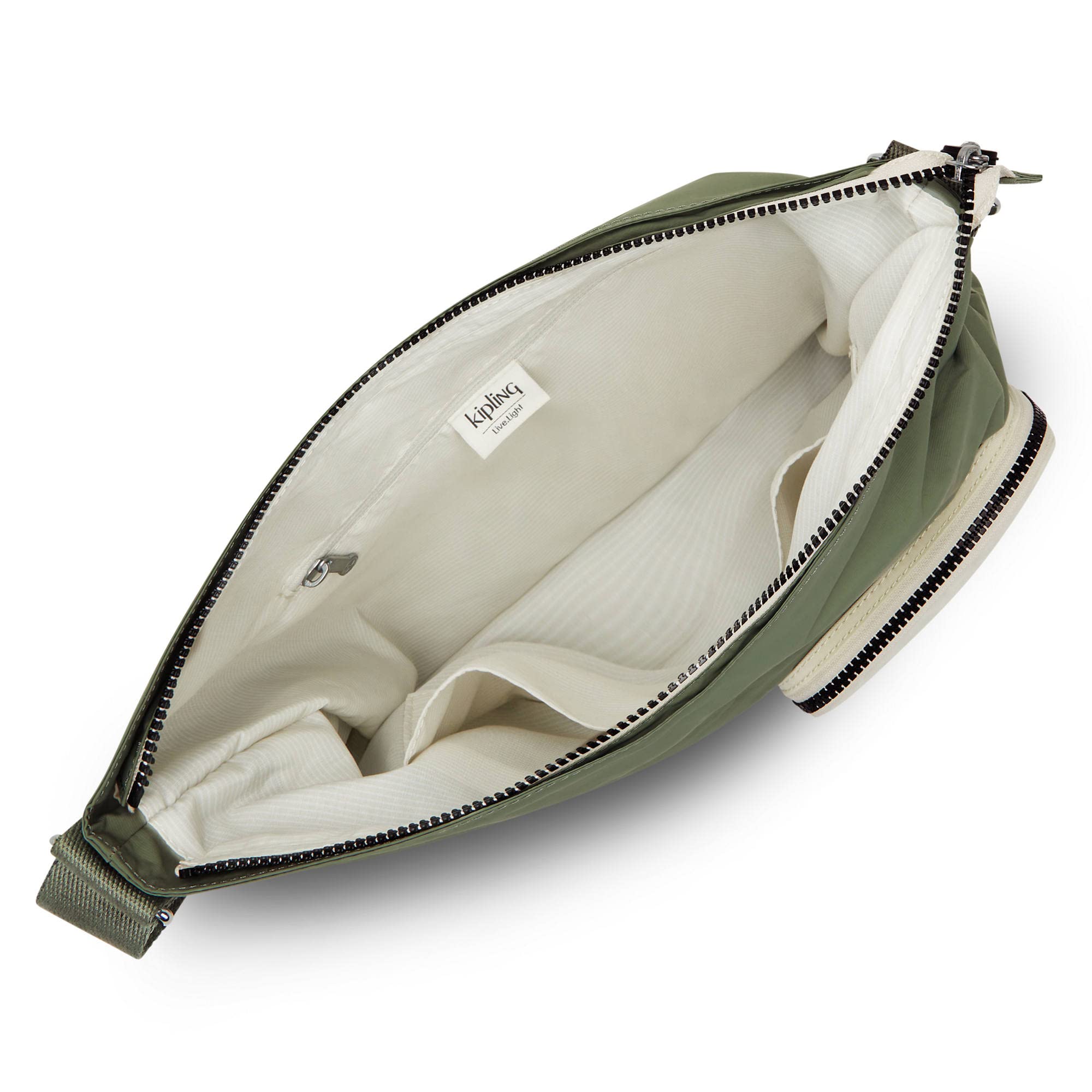 Kipling womens Eirene Crossbody Bag, Sage Green Bl, 14 L x 12.5 H 5.25 D US