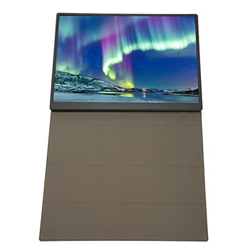 Portable IPS Screen FHD IPS Screen Small High Sensitivity Monitor 1920x1280 Builtin Speakers with PU Leather Gaming Case
