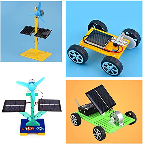 Longdex 1-Pack Solar Panel 0.65W 1.5V Mini Solar System DIY for Battery Cell Phone Chargers Portable 60803mm Mini Solar Cell with Wire