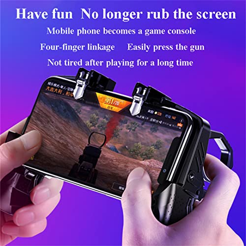 Mobile Game Controllers Gaming Grip, Portable Gamepad Triggers, Sensitive Shoot Aim Joysticks for Android & IOS