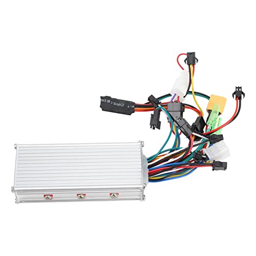 Jopwkuin Electric Bike Controller Panel Kit, Overload Protection ABS Aluminum Alloy LCD Display Electric Scooter Controller Kit 500W 48V 60V for Replacement
