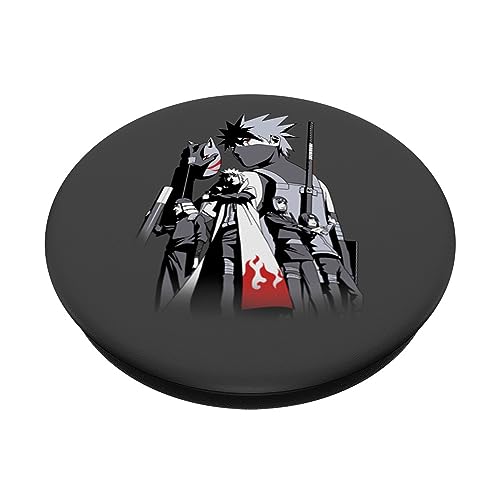 Naruto Shippuden Anime with Kakashi Hatake and Team 7 PopSockets Standard PopGrip