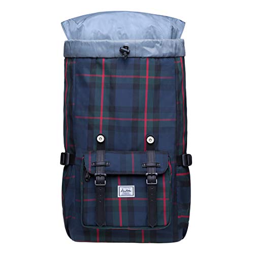 KAUKKO Laptop Travel Backpack, Outdoor Rucksack Fits 15.6 Inch Laptop(15-black)
