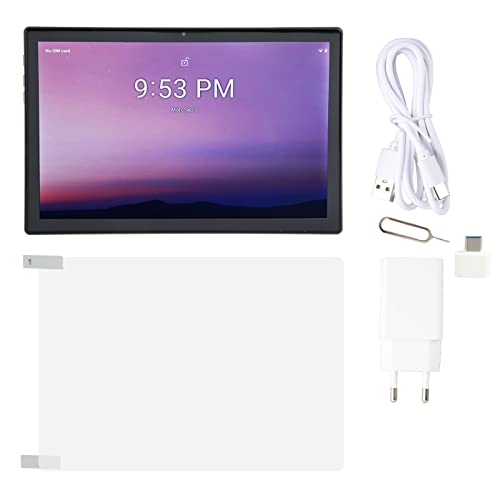 Naroote 4G LTE Tablet 100‑240V 10.1 IPS Dual SIM Dual Standby 10.1 Tablet Octa Core (EU Plug)