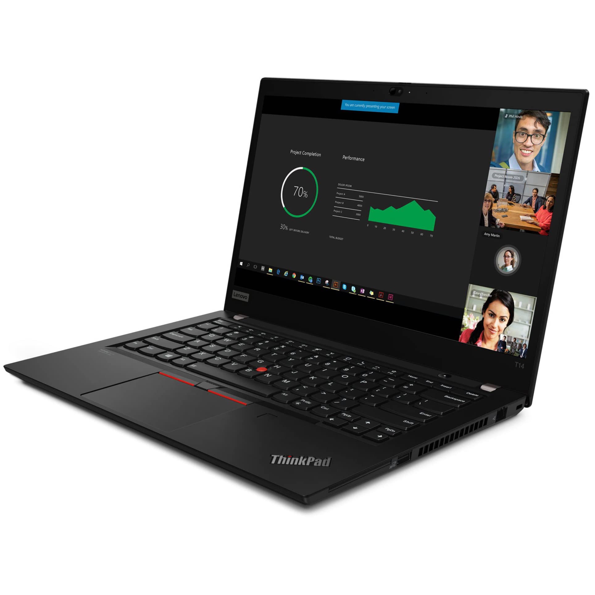 Lenovo ThinkPad T14 Gen 2 Business Laptop, 14" Touchscreen FHD 300nits, Intel Quad-Core i7-1165G7, 16GB DDR4 RAM, 512GB PCIe SSD, WiFi 6, BT 5.1, Fingerprint Reader, Windows 10 Pro