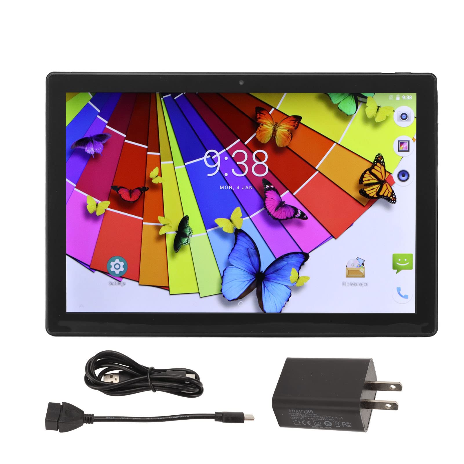 Naroote Gaming Tablet, 100 to 240 V, 8800 MAh Battery, 1080 X 1920 IPS Display, 10.1 Inch Business Tablet (US Plug)