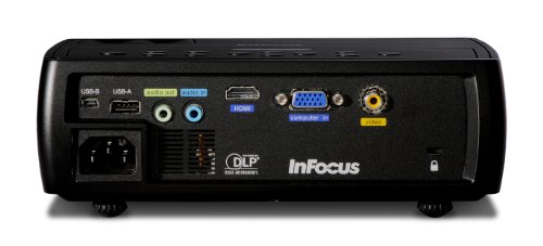 InFocus IN1110a XGA Mobile Projector, 2100 Lumens, HDMI, 2GB Memory, Wireless-ready