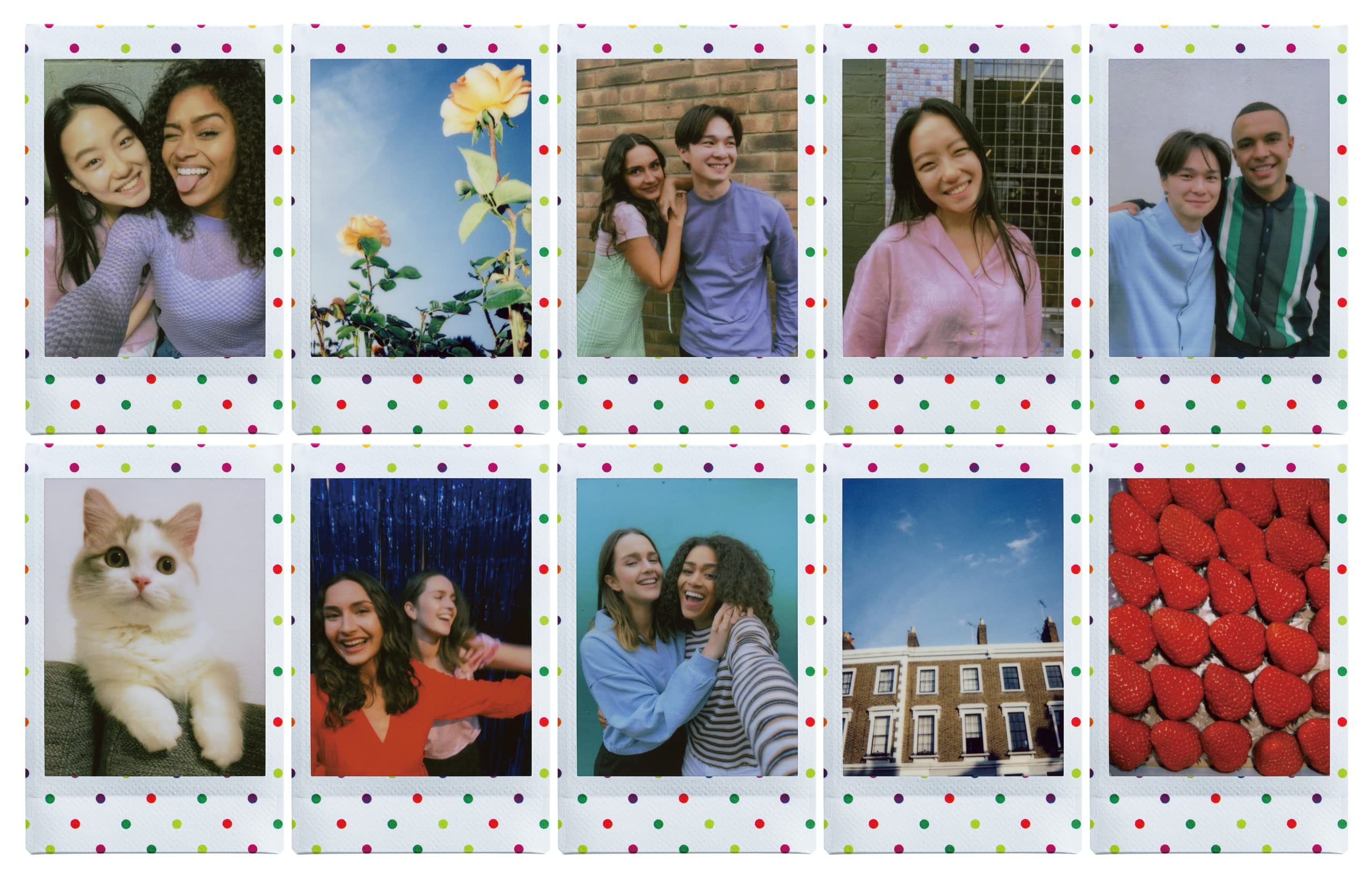 Instax Mini Candy Pop Instant Film (10 Color Prints) [International Version]