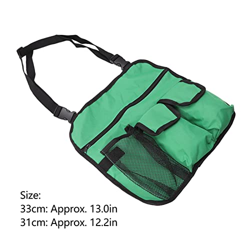 Mxzzand Camping Chair Hanging Bag, Portable Waterproof Chair Side Pocket Organizer Adjustable Multifunctional for Camping Chairs(Green)