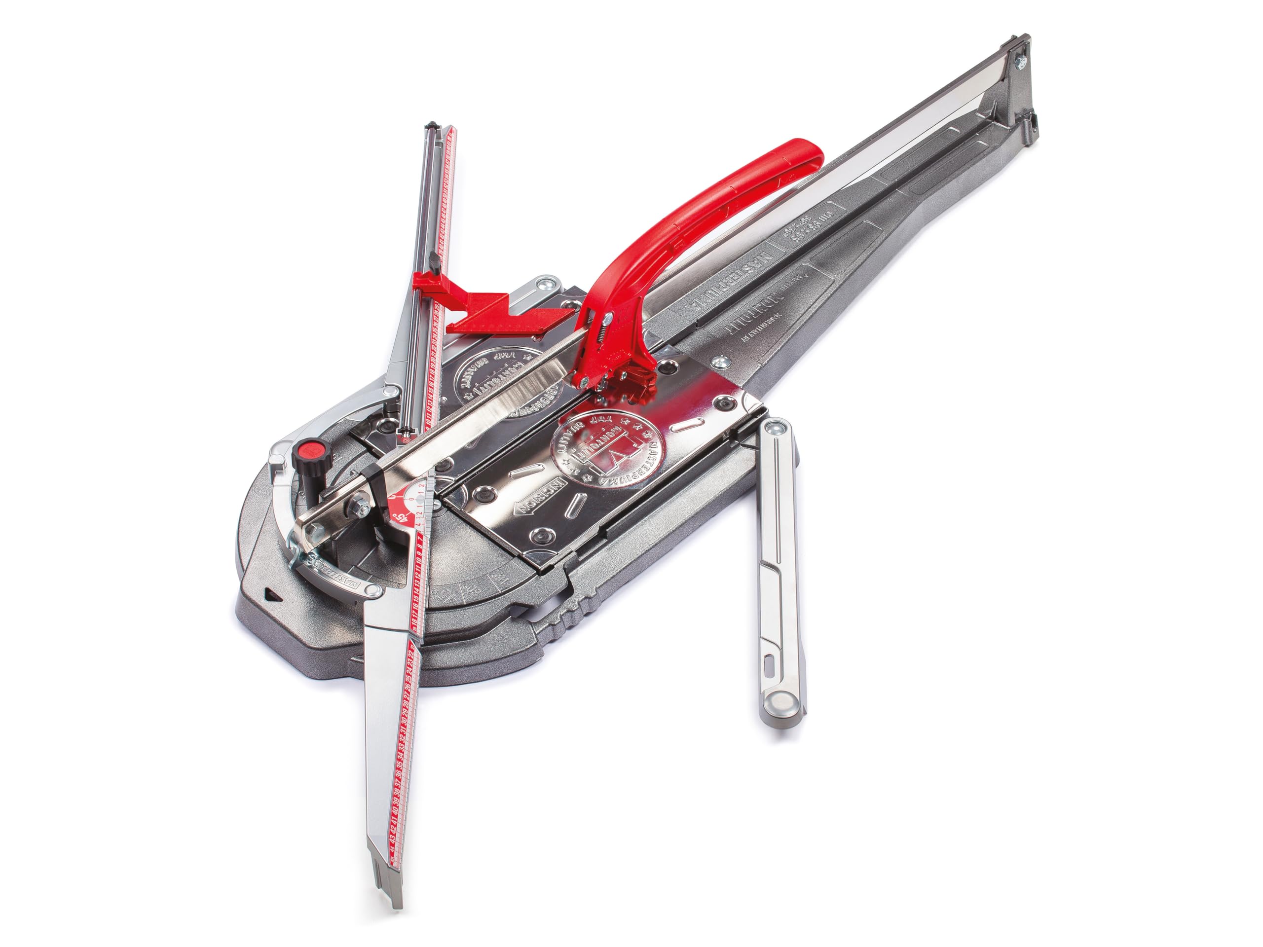 Montolit Masterpiuma 93P5 Power 5 Ergonomic Manual Tile Cutter 36" (93cm) Cutting Tool For Tough and Delicate Large Format Glass and Ceramic Tiles for Floor and Wall Tile Installation