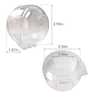 Moonybaby Stove Knob Safety Covers for Child Safety and Pet-Proofing, 5-Pack, Transparent