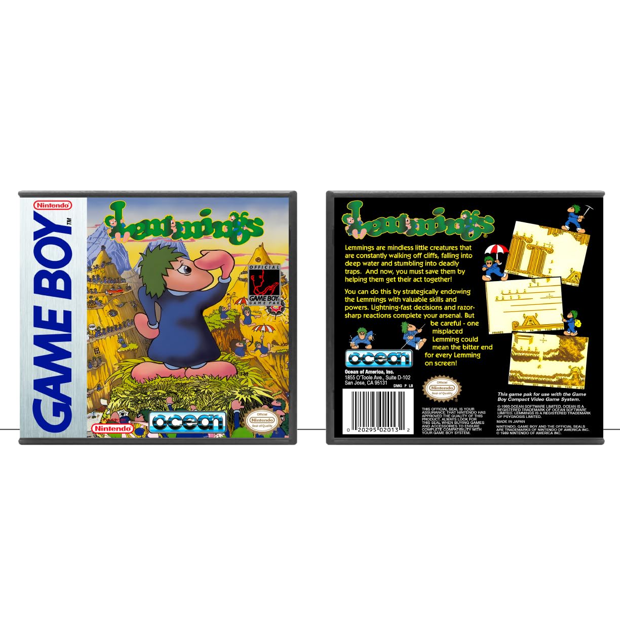 Lemmings | (GB) Game Boy - Game Case Only - No Game