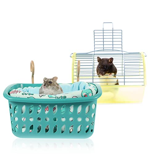 PATKAW Hanging Hamster Bed Rat Hammock House Bedding Small Pet Animals Cage Nest Habitats Hanging Basket Warm Bed for Guinea Pig Rat