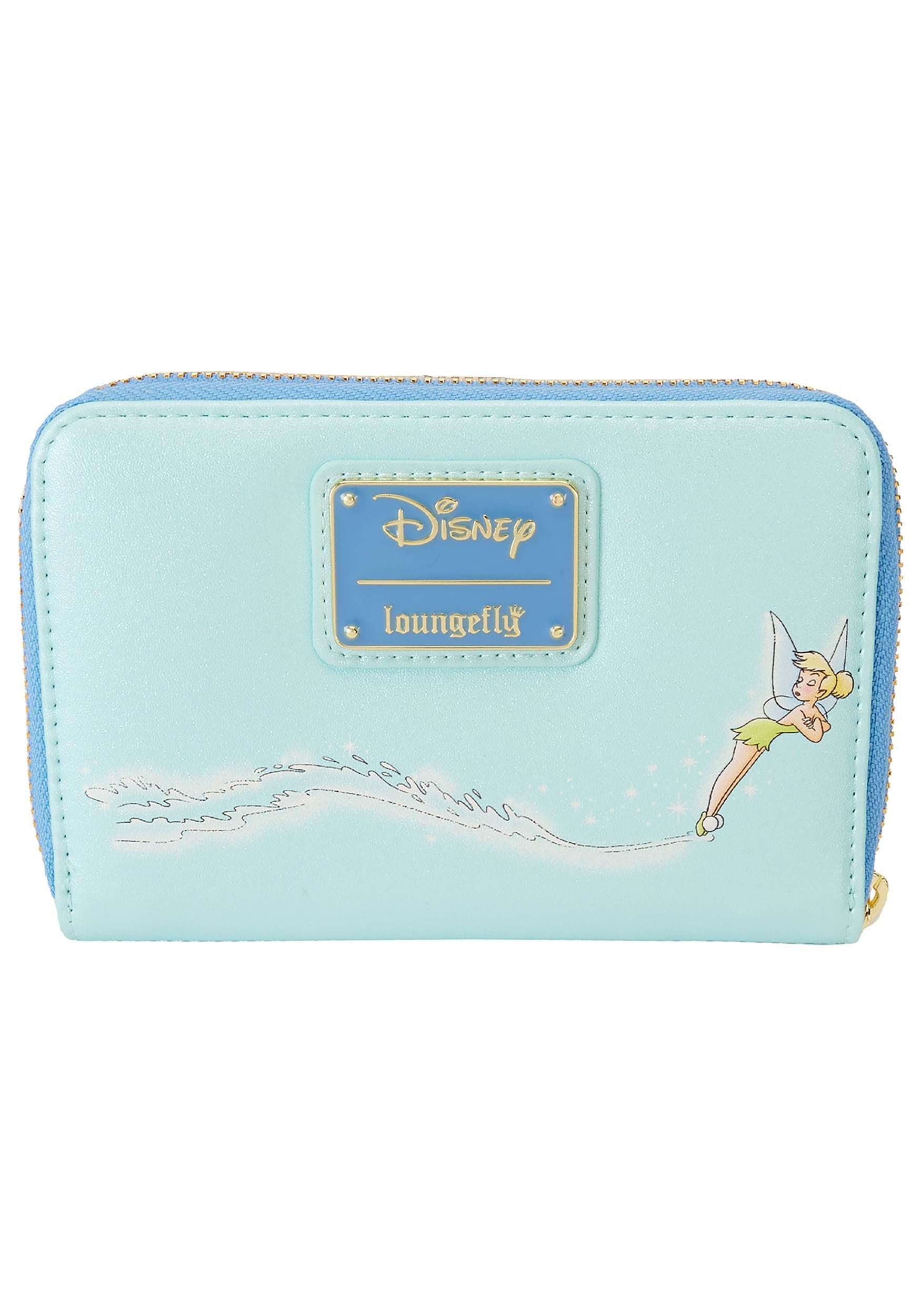 Loungefly Peter Pan You Can Fly Glow Zip Around Wallet Standard