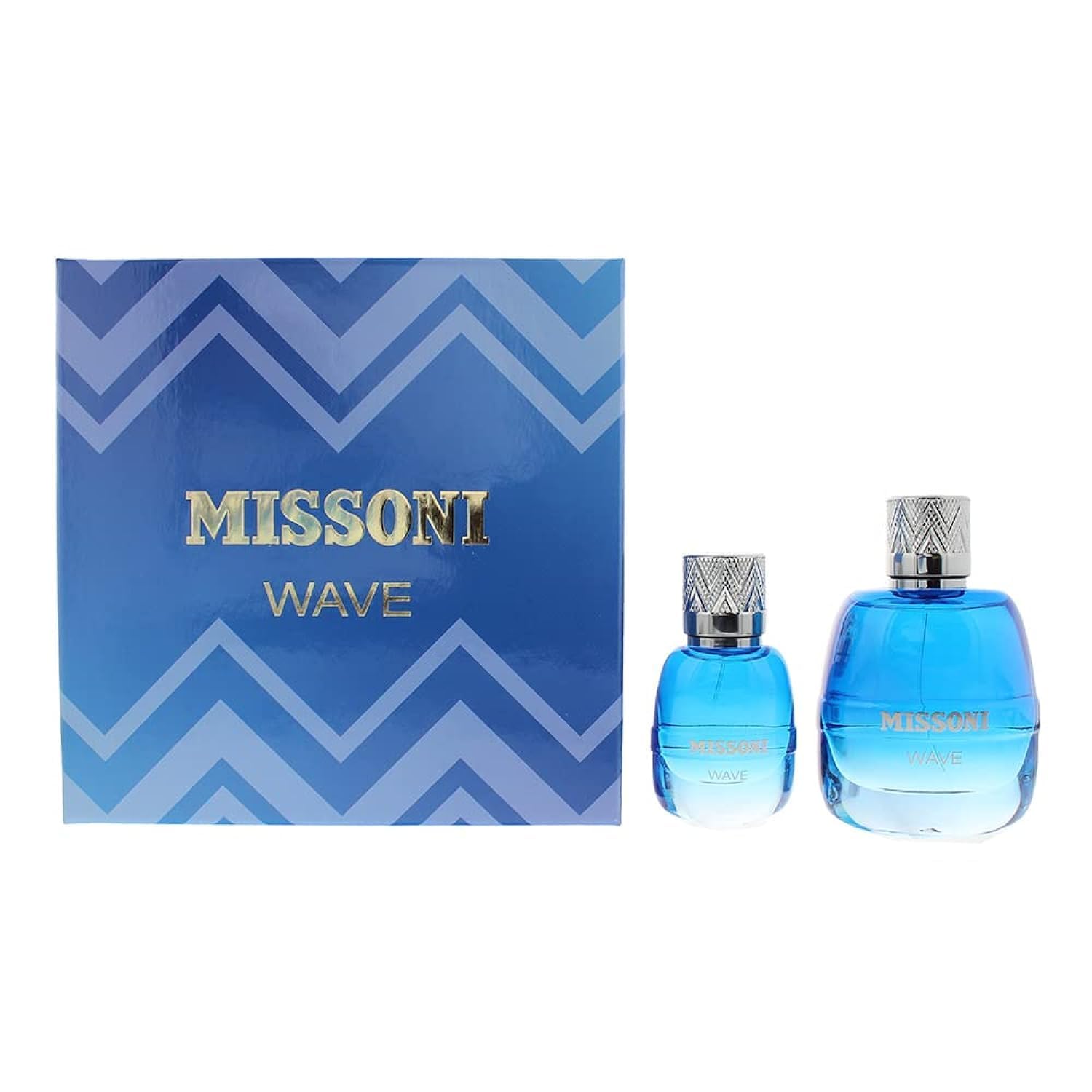Missoni Missoni Wave 3.4oz EDT Spray, 1oz EDT Spray Men 2 Pc Gift set