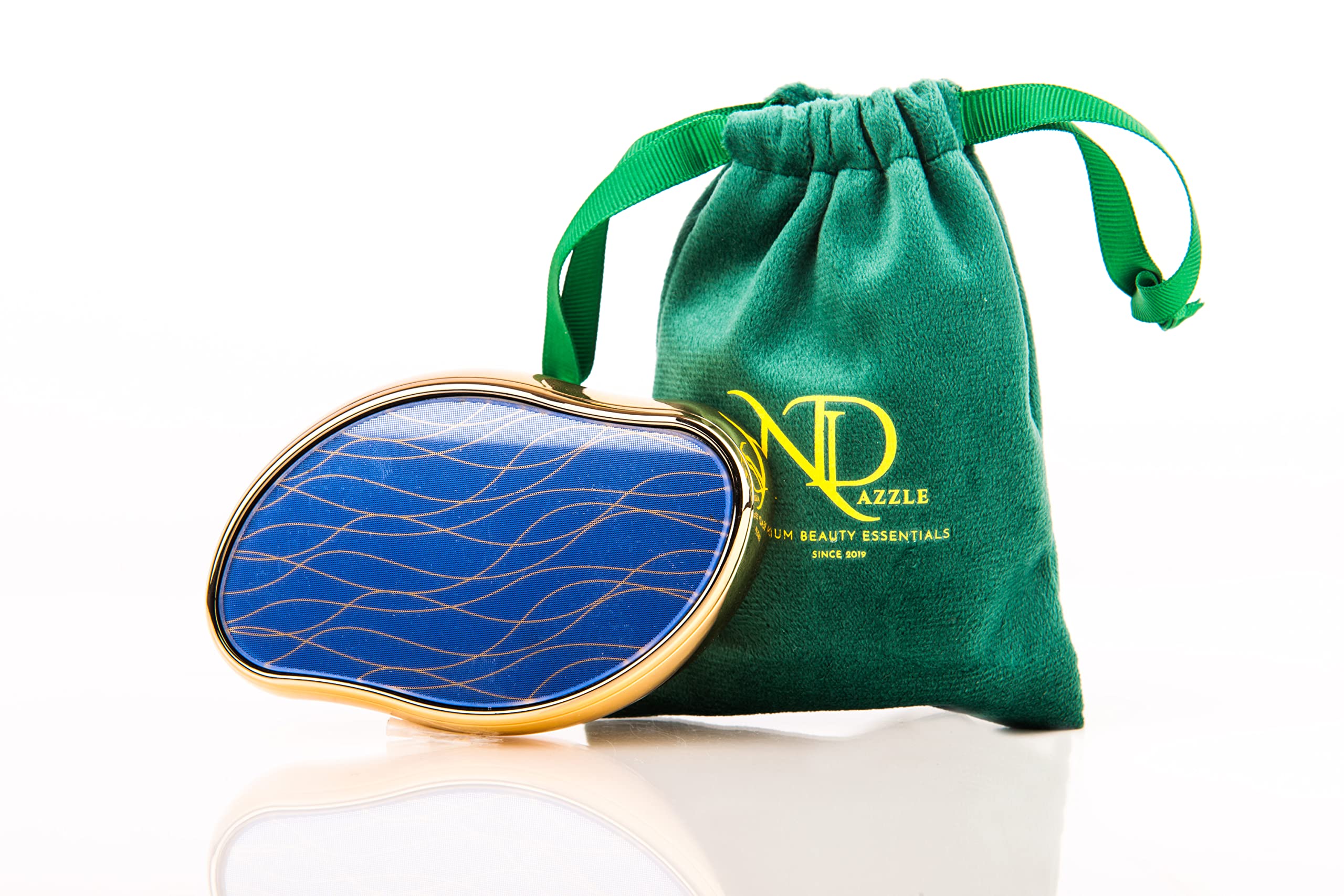 N'DAZZLE Nano Crystal Hair Eraser - Double Layered - Painless Removal - Smooth Exfoliating - Magic Eraser - Razorless Shaver - Upgraded Design - Additional Skin Protective Layer - No Skin Irritation