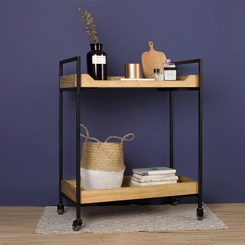 N/A Modern Serving Cart Commercial Tableware Collection Carts Hotel Restaurant Restaurant Food Delivery Driver (Color : A, Size : 65 * 40 * 81cm)