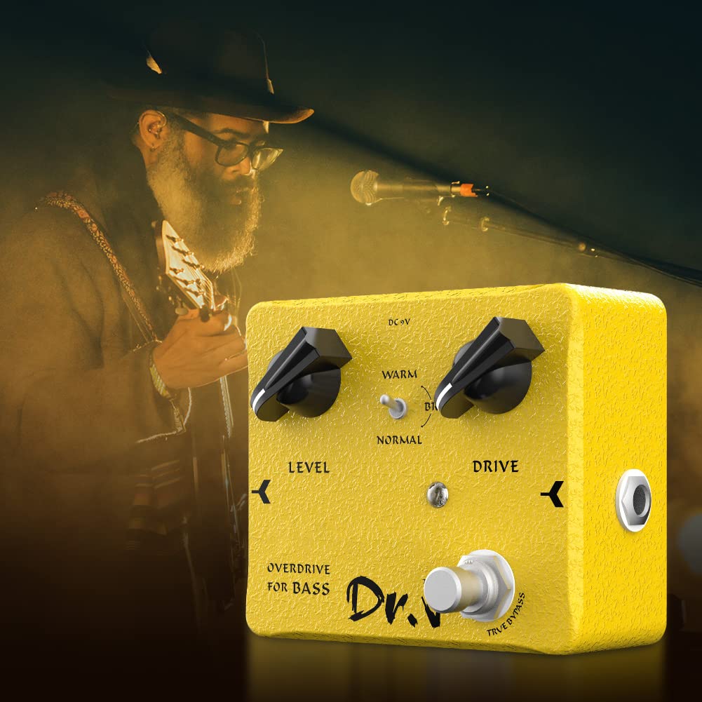 JOYO Fuzz Pedal Between Overdrive& Distortion Across Classic & Mordern Tone for Electric Guitar Effect High-end Edition Dr.J Series (D56)