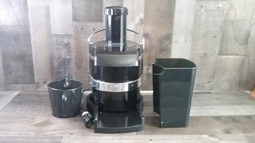JACK LALANNE CL003AP 600 RPM Motor Power Juicer, Black