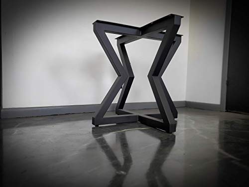 Metal Hourglass Style Trestle/Pedestal Base - Any Size and Color