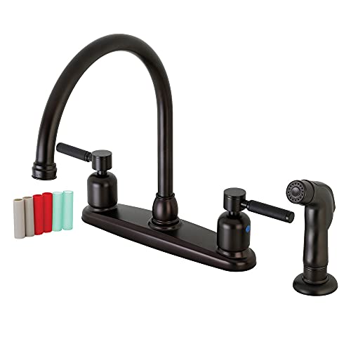 Kingston Brass FB795DKLSP Kaiser 8" Centerset Kitchen Faucet, Oil Rubbed Bronze