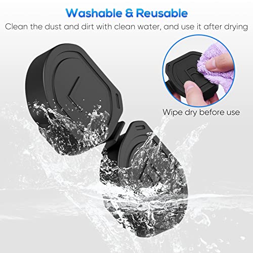 Lens Protector Cover for Playstation VR2, Soft Silicone Dust Proof & Anti-Scratch Cover for PSVR2, Thickened Cap for PSVR 2 Glasses, Washable Protect Lens Sleeve for PS5 VR2 Accessories (1 Pack)
