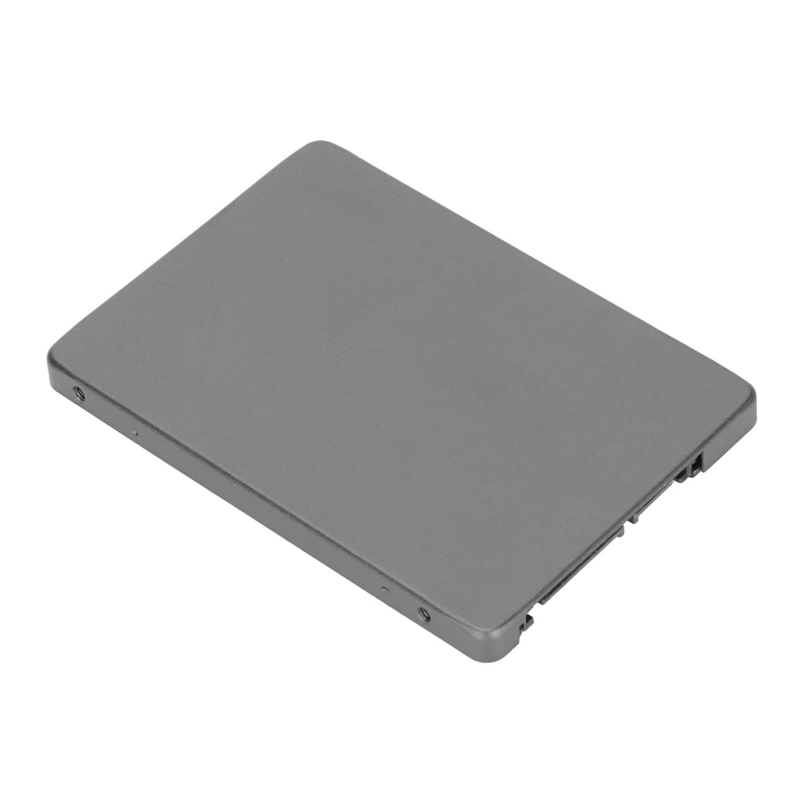 MSATA to SATA3.0 Hard Drive Adapter Card Aluminum Alloy SSD Adapter Enclosure Ultra Thin Stable Durable Lightweight for Office, Home and PC (Gray)