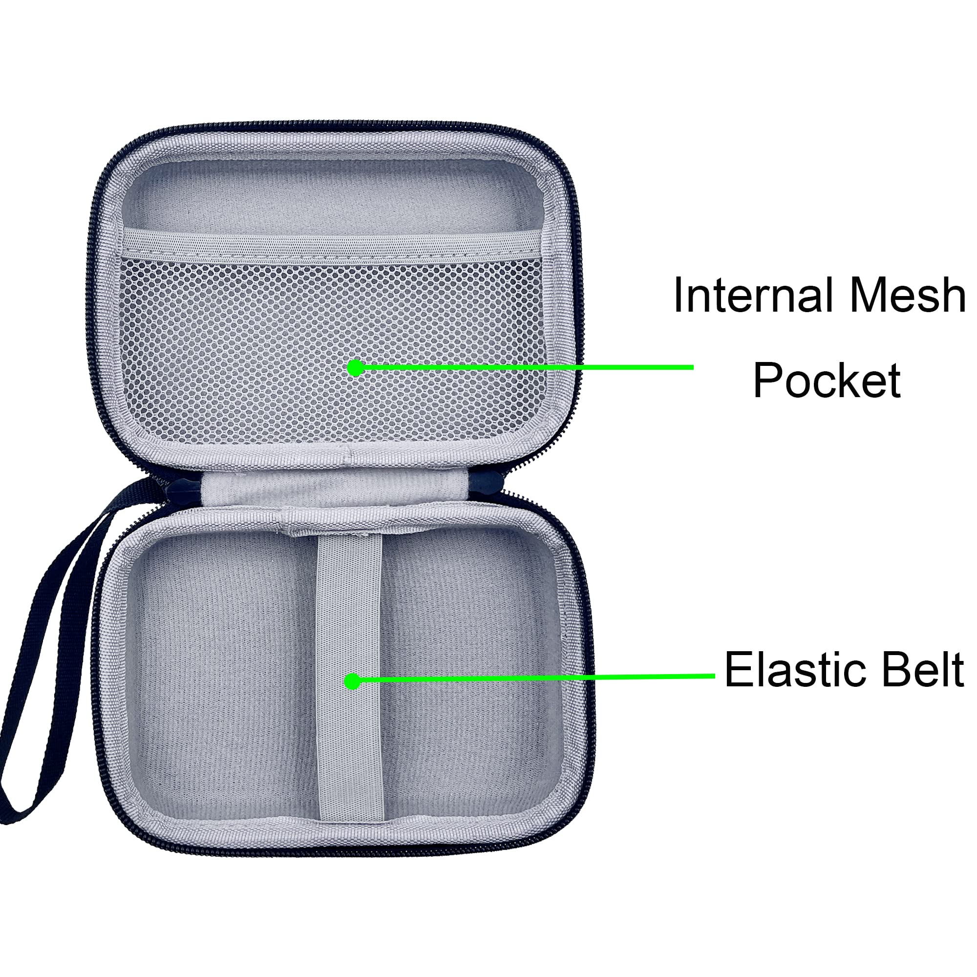 Leo Tube Carrying Case for HigoKids Portable Handheld Games Console, Protective Travel Case Compatible with Portable Retro Video Game Player