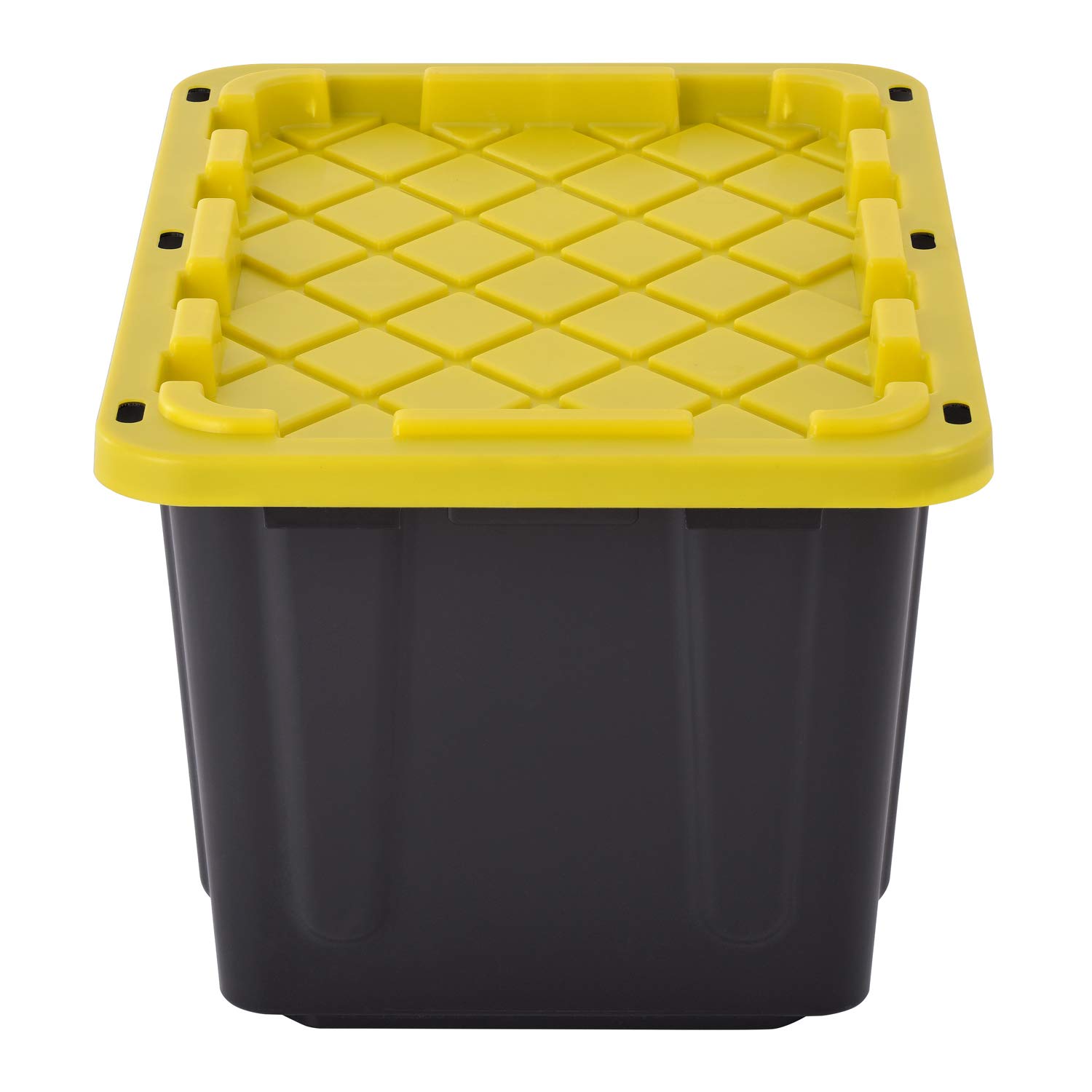Juggernaut Storage 6 Pack Heavy-Duty Plastic Storage Boxes with Lids, 27 Gallon (6)