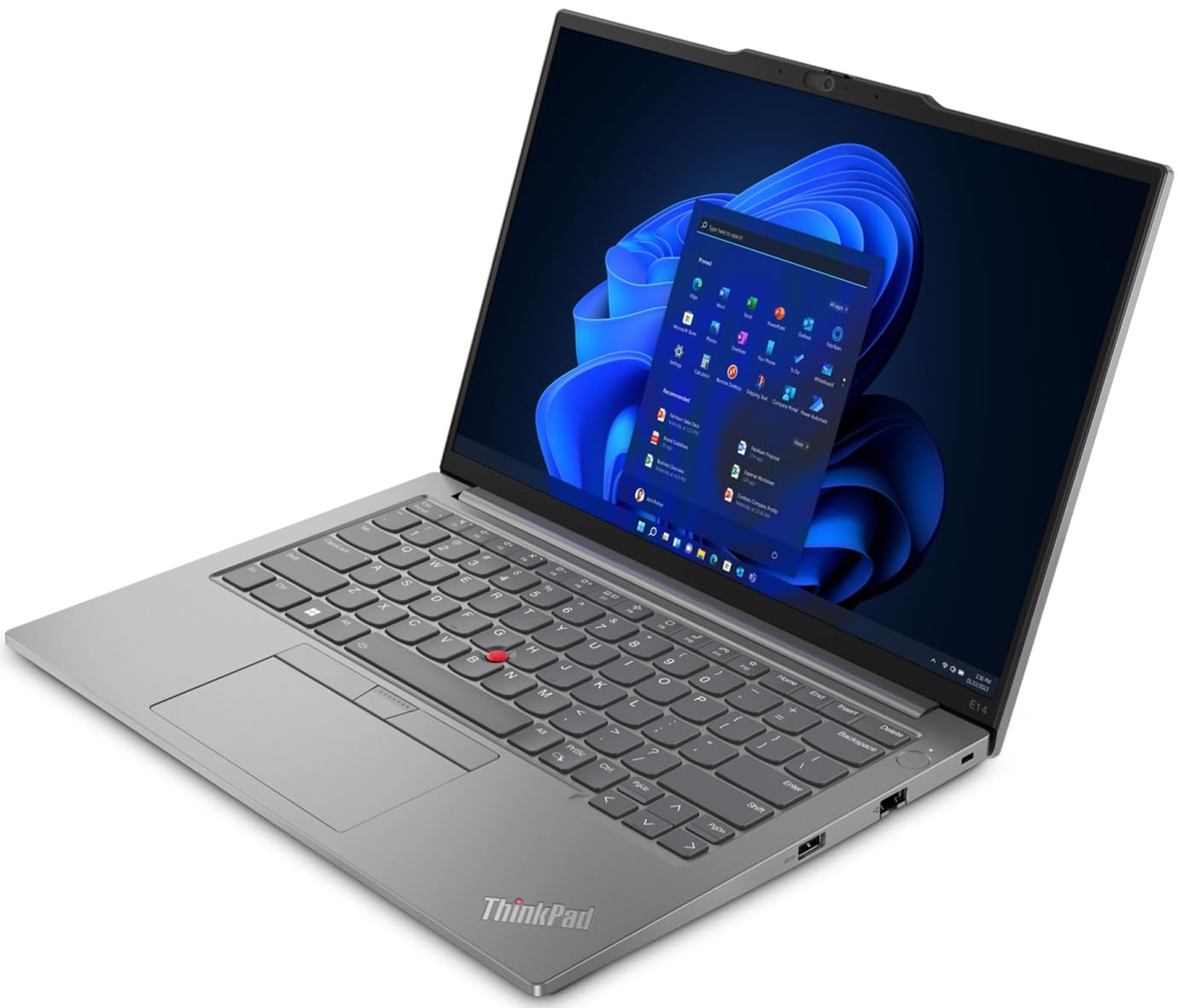 Lenovo ThinkPad E14 Business Laptop 14.0" FHD IPS Display (AMD Ryzen 5 7530U 6-Core, 16GB RAM, 512GB PCIe SSD, AMD Radeon, Backlit Keyboard, FP Reader, WiFi 6, Webcam, Win 10 Pro) with Hub