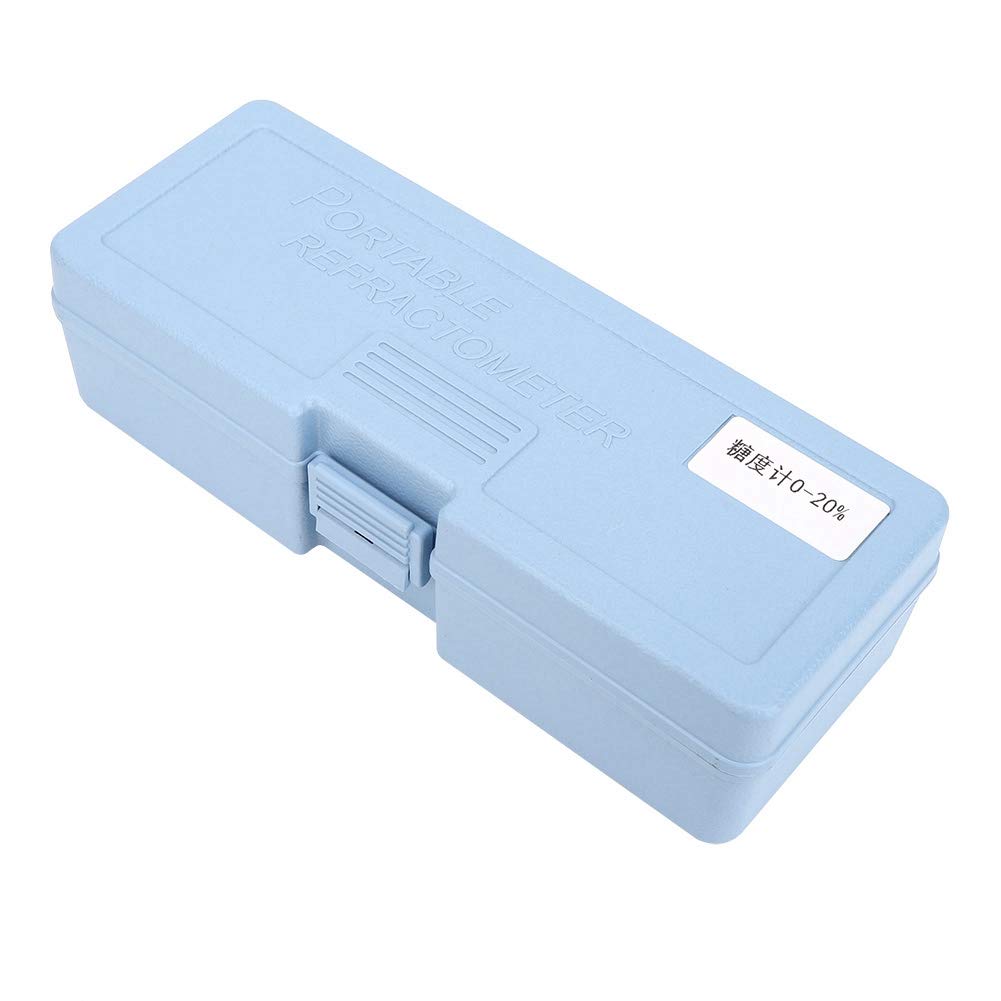 Refractometer,Sugar Test Meter 0-20% with Accurant Index for Automatic Temperature Compensation