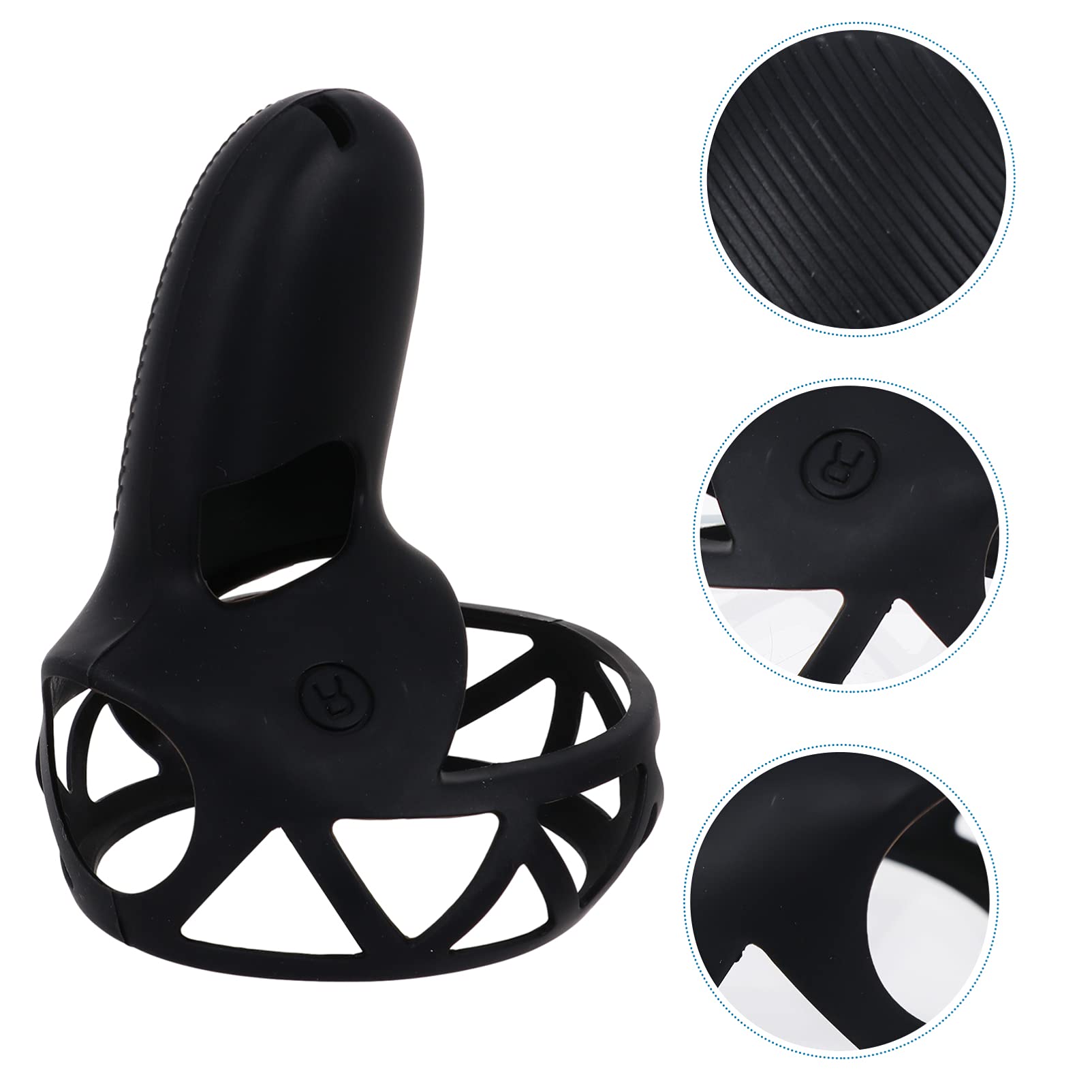 Hemobllo 1 Pair vr Glasses Accessories 2 Knuckle Strap VR Touch Controller Grip Covers vr Controller 2 Hand Straps VR Sleeves Touch Controller Covers Replace Handle Box Silica Gel