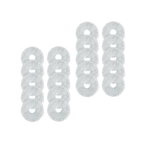 LCHONGMING Compatible for Dreame Bot L10S, Ultra Robot Vacuum Cleaner Replacement Accesso Ries,Mop Pad,Mop Cloths Accessories 20PCS,Vacuum Cleaner Accessories,Vacuum Cleaner Mop Mat.Mop Pad