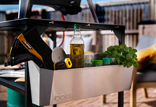 ooni Utility Box Medium β Durable Stainless Steel Utility Box - Fits onto Medium Modular Table or Used as Standalone Outdoor Kitchen Storage β Sleek Outdoor Kitchen Storage Solution