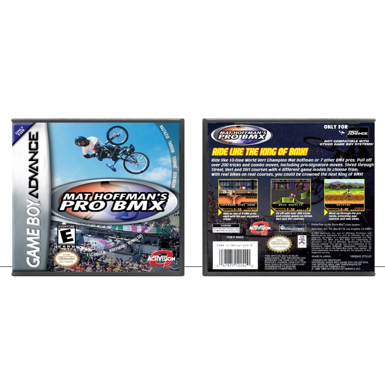 Mat Hoffman's Pro BMX | (GBA) Game Boy Advance - Game Case Only - No Game