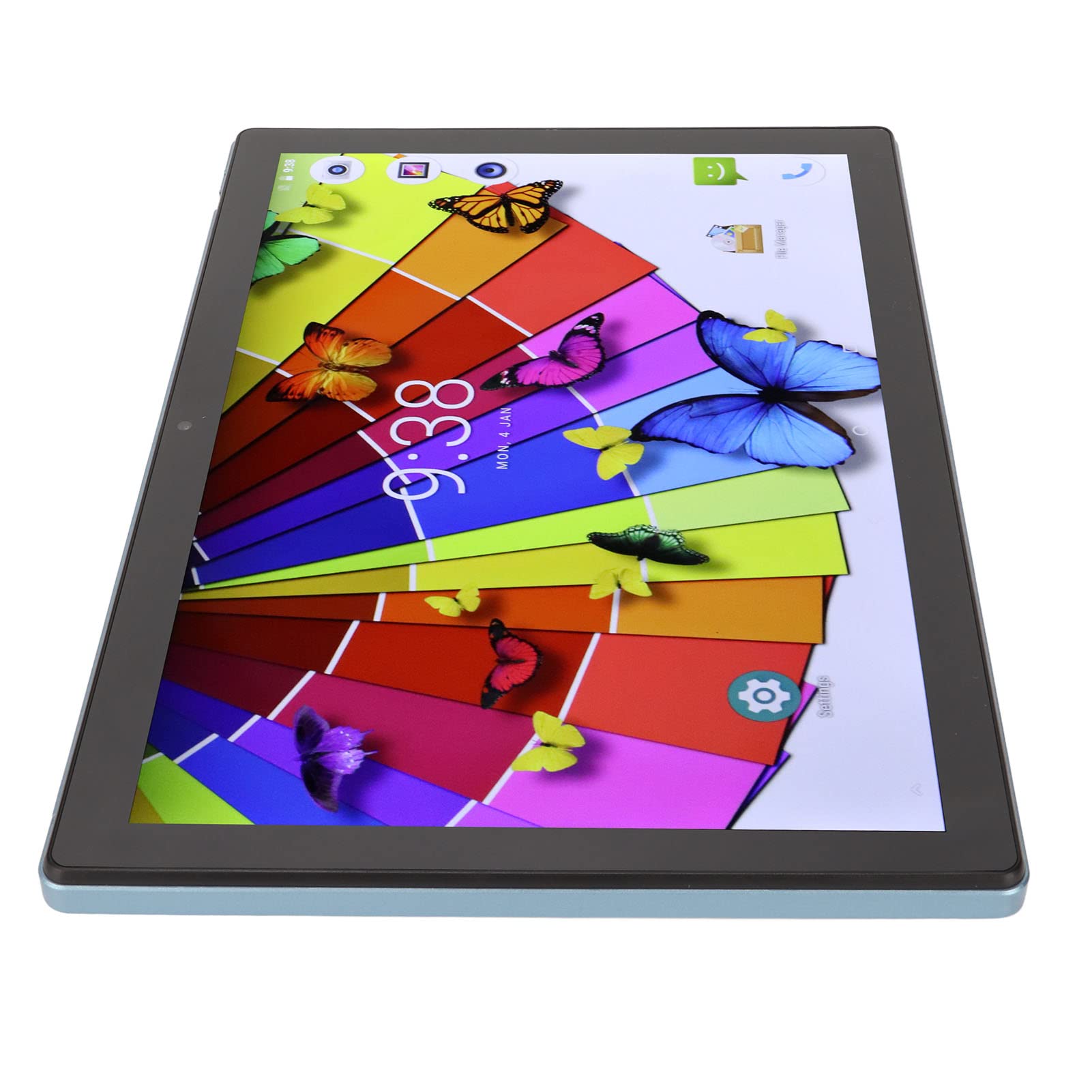 Naroote Gaming Tablet, 10.1in Tablet 100 to 240V 2.0 GHz Octa Core 1080x1920 8GB RAM 256GB ROM for Office (US Plug)