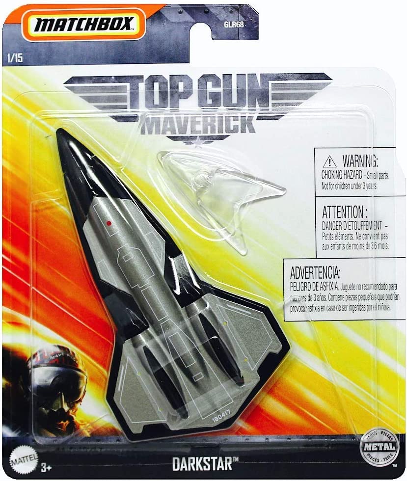 Matchbox Top Gun Maverick - FA/-18 Super Hornet Hangman and Darkstar Jet 1:64 Scale Diecast Airplanes Pack of 2