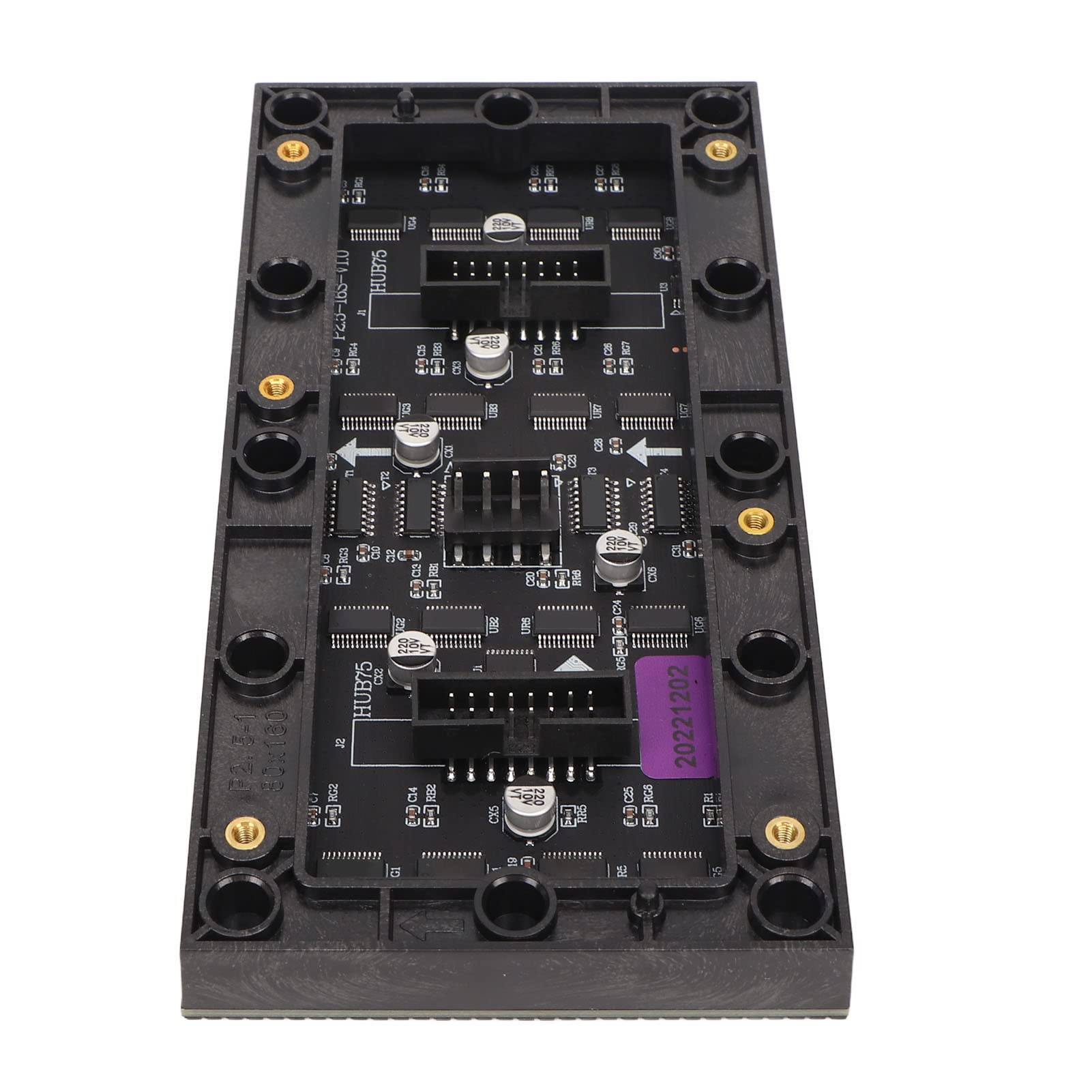 Naroote RGB LED Panel, 6.3in Long 2.5mm Pitch 64x32 Digital LED Module for Monitor