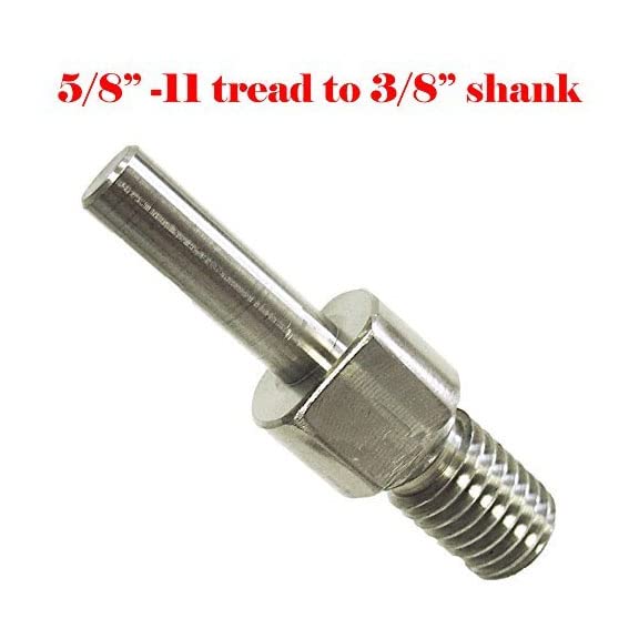 MTP Core Drill Bit Adapter 5/8"-11 Thread Male to 3/8β Shank Diamond Power Drill