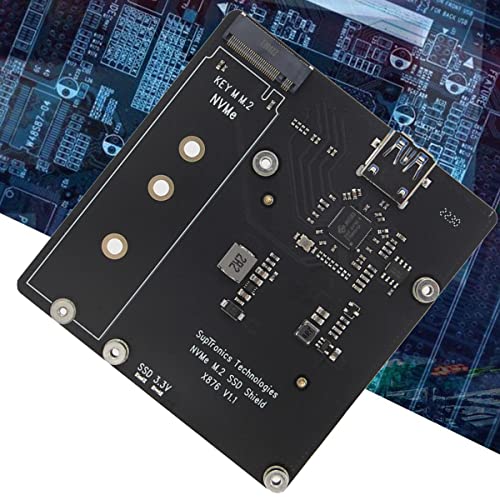 KALEN X876 V1.1 M.2 NVME SATA SSD Ultra-Thin Expansion Board for Model B NAS Storage Module