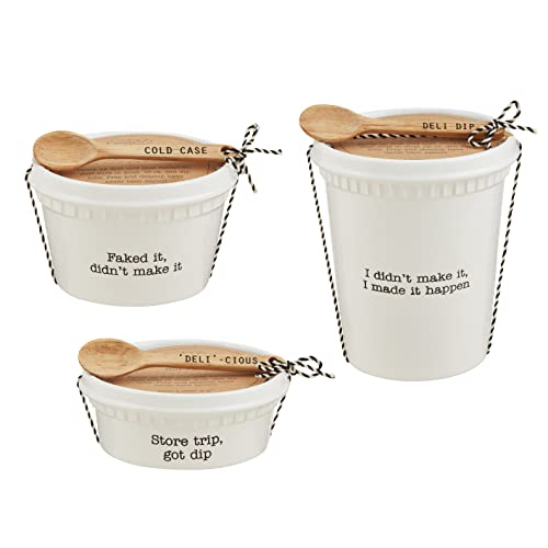 Mud Pie Sm Store Bought Set, container 8 oz | spoon 5", Small