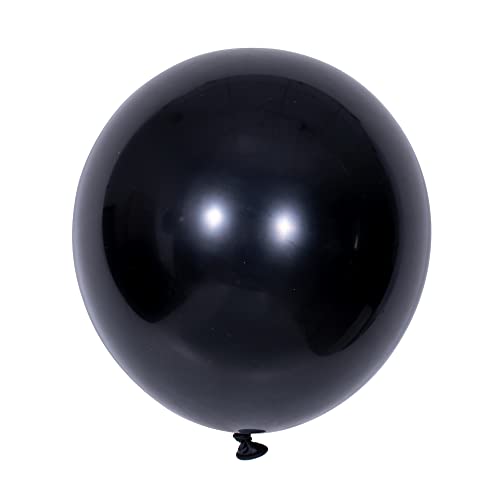 MOXMAY Balloon Column Kit - Set of 2 Balloon Columns with Stand Base and Pole Balloon Tower Backdrop Decoration for Wedding Baby Shower Birthday Party 100 Balloons Included(Silver Black)