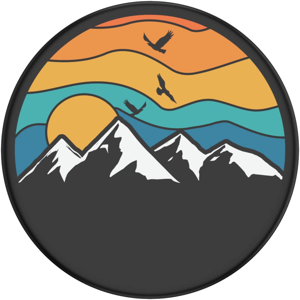 PopSockets Phone Grip with Expanding Kickstand, Nature PopGrip - Mountain High